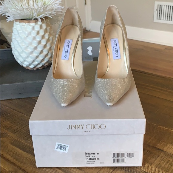 Jimmy Choo | Shoes | Jimmy Choo Romy 0 Platinum Ice | Poshmark